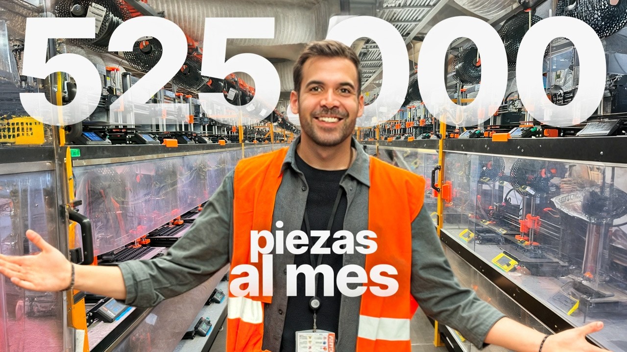 Así se ve una producción MASIVA de PIEZAS EN 3D 😲 - YouTube