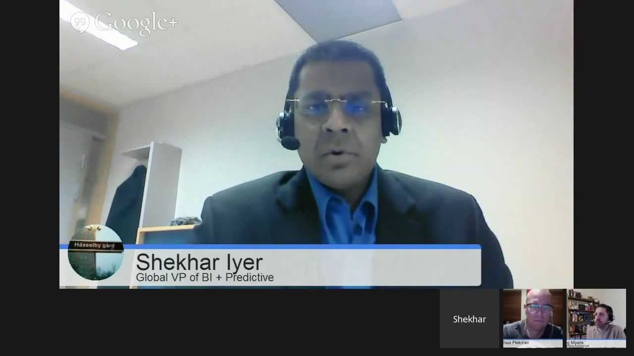 Advanced Analytics with Shekhar Iyer - YouTube