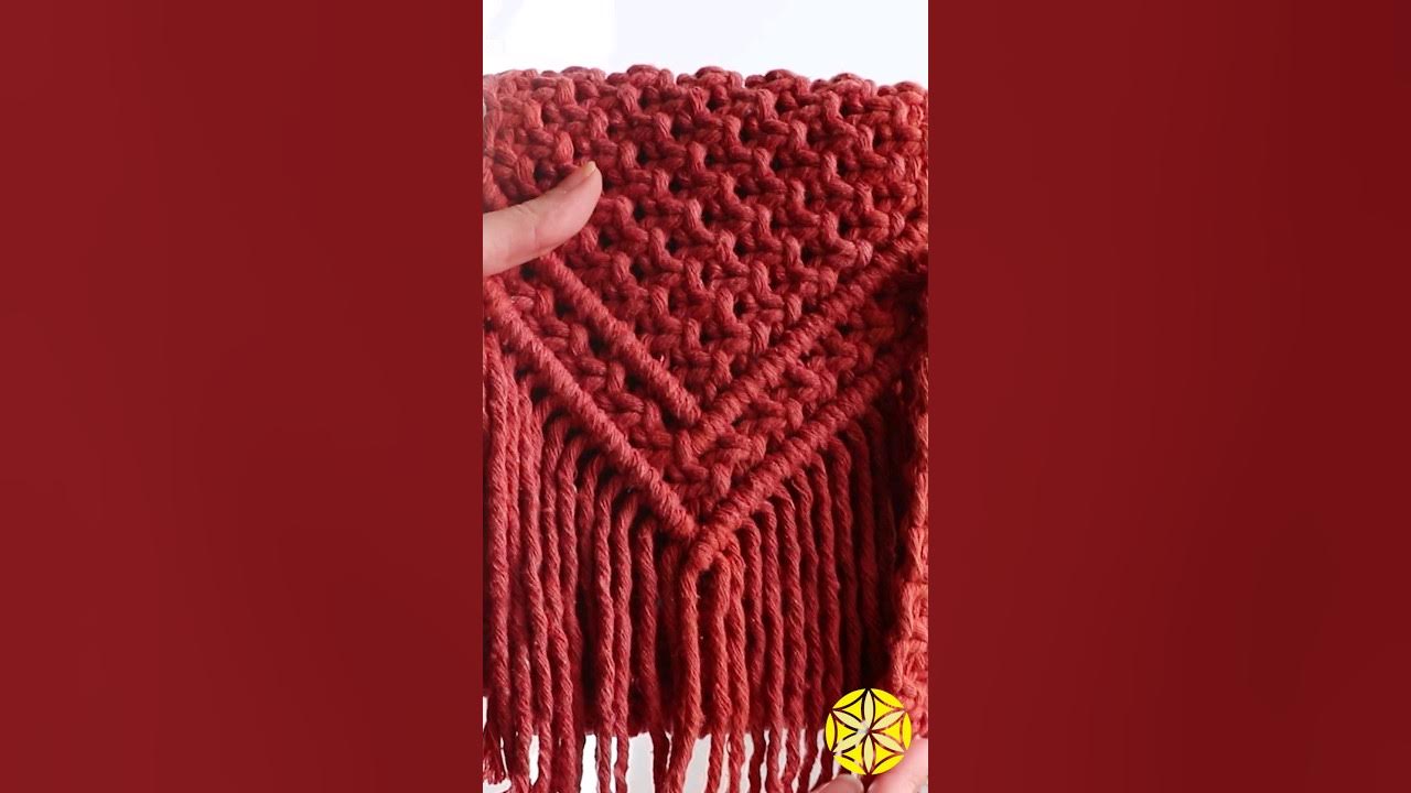 Tutorial👆Bolsa de Macramê! #macrame #macrametutorial #tutorialmacrame #macramepassoapasso - YouTube