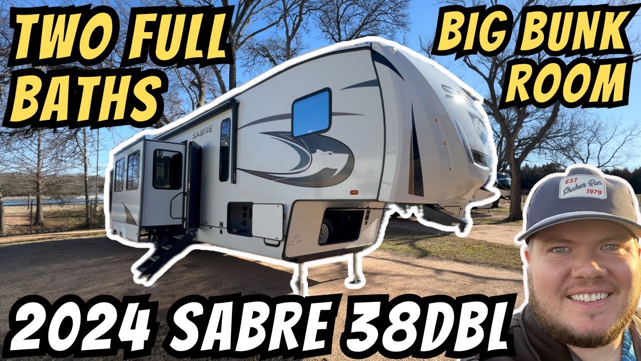2024 Sabre 38DBL | Amazing Bunk Room With 2 Full Baths! - YouTube