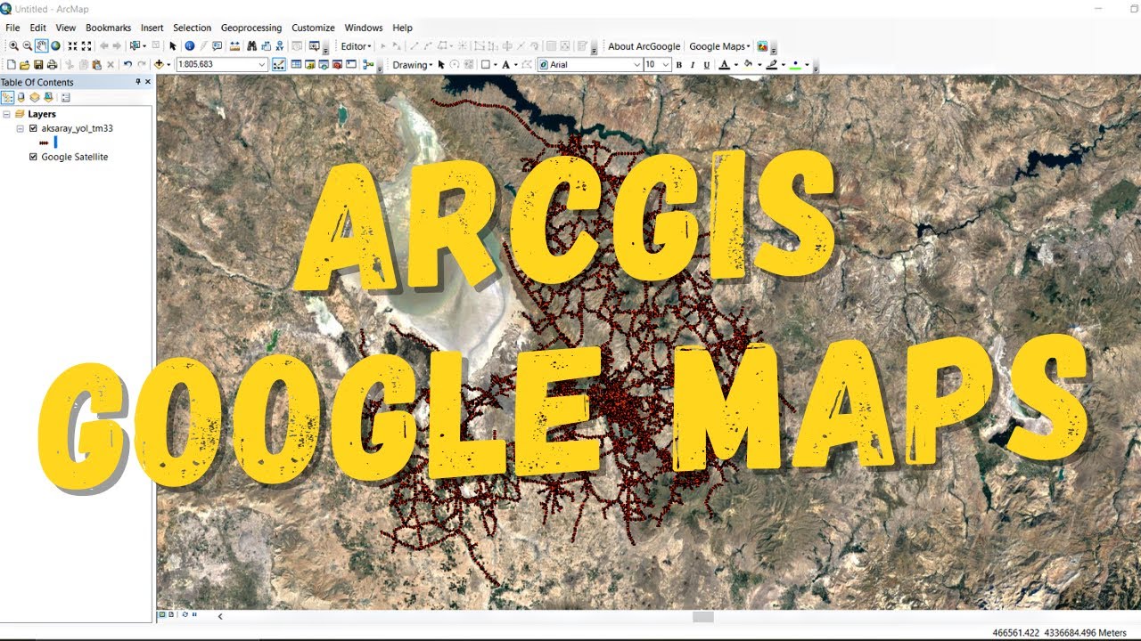 Google Haritalar/Uydu Haritası/Google Earth nasıl ArcGIS'e eklenir ...