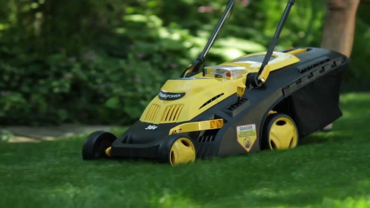 ULTRALITE Recharge Mower... cordless, rechargeable, lithium walk-behind ...
