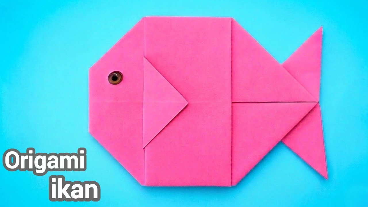 Cara Membuat Origami Ikan Mudah | Easy Paper Fish - YouTube