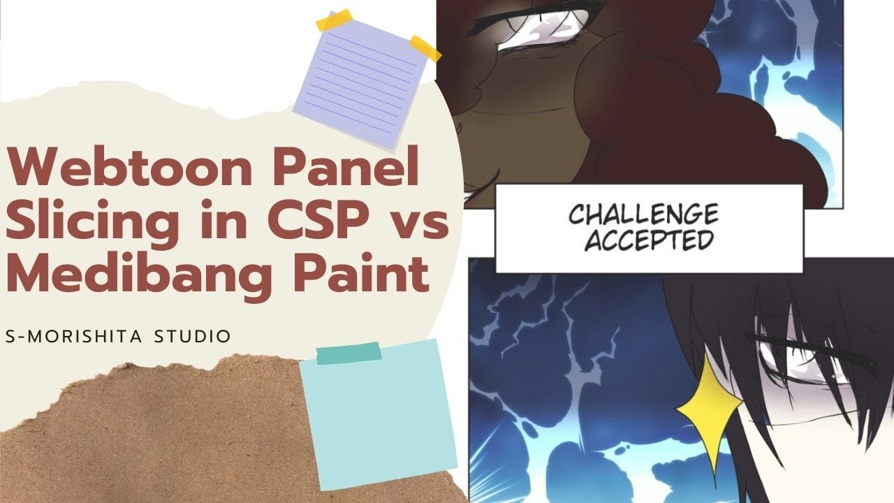 Slicing Webtoon Panel in Medibang Paint || Webtoon Artist Rambles - YouTube