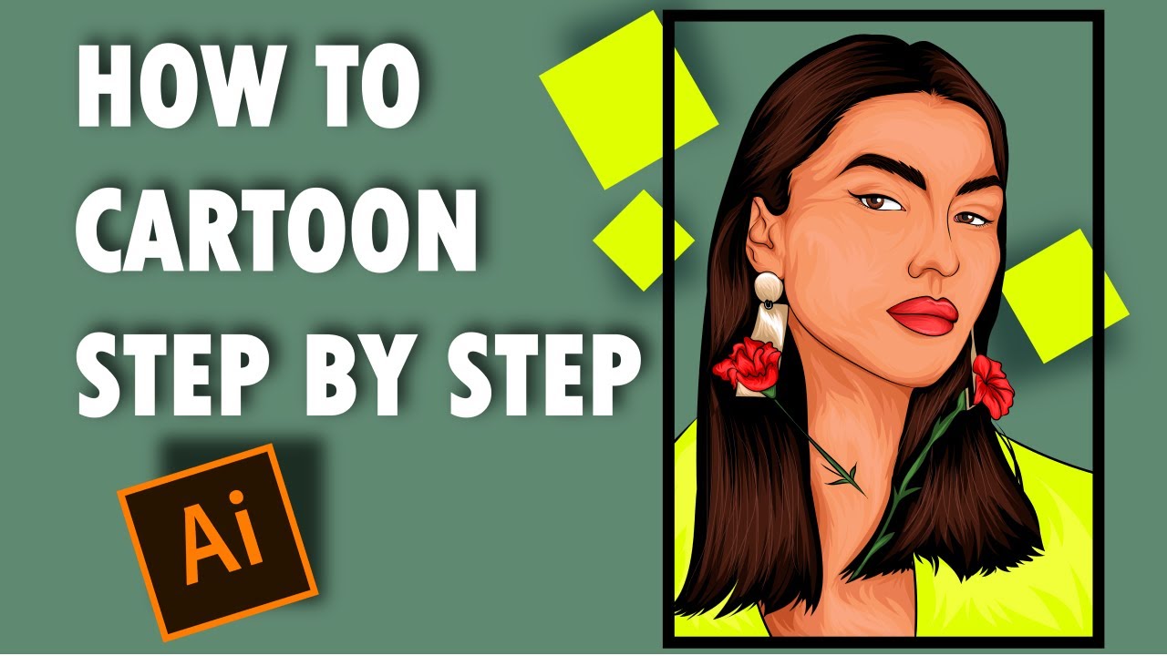 How to Cartoon yourself with a mouse tutorial. Step by Step Adobe ...