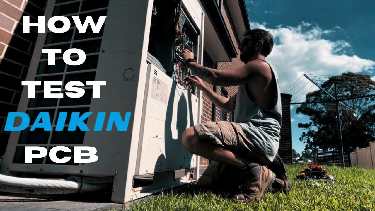 How to test Daikin PCB for Communication Faults. - YouTube