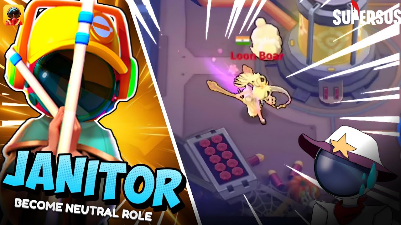 JANITOR BECOME NEUTRAL ROLE 💀🔥 || DEMON KING GAMING || SUPER SUS || DKG ...