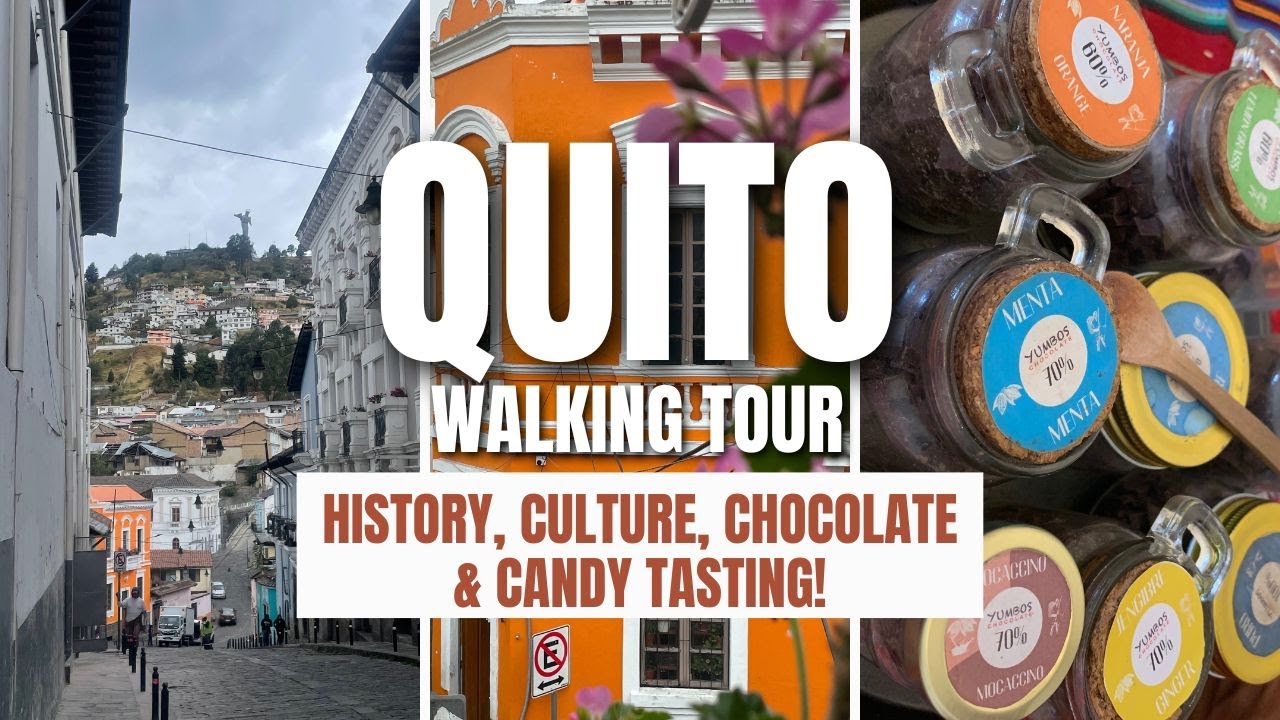Quito Walking Tour | Traditional Candy, Chocolate Tasting & More! [VLOG ...