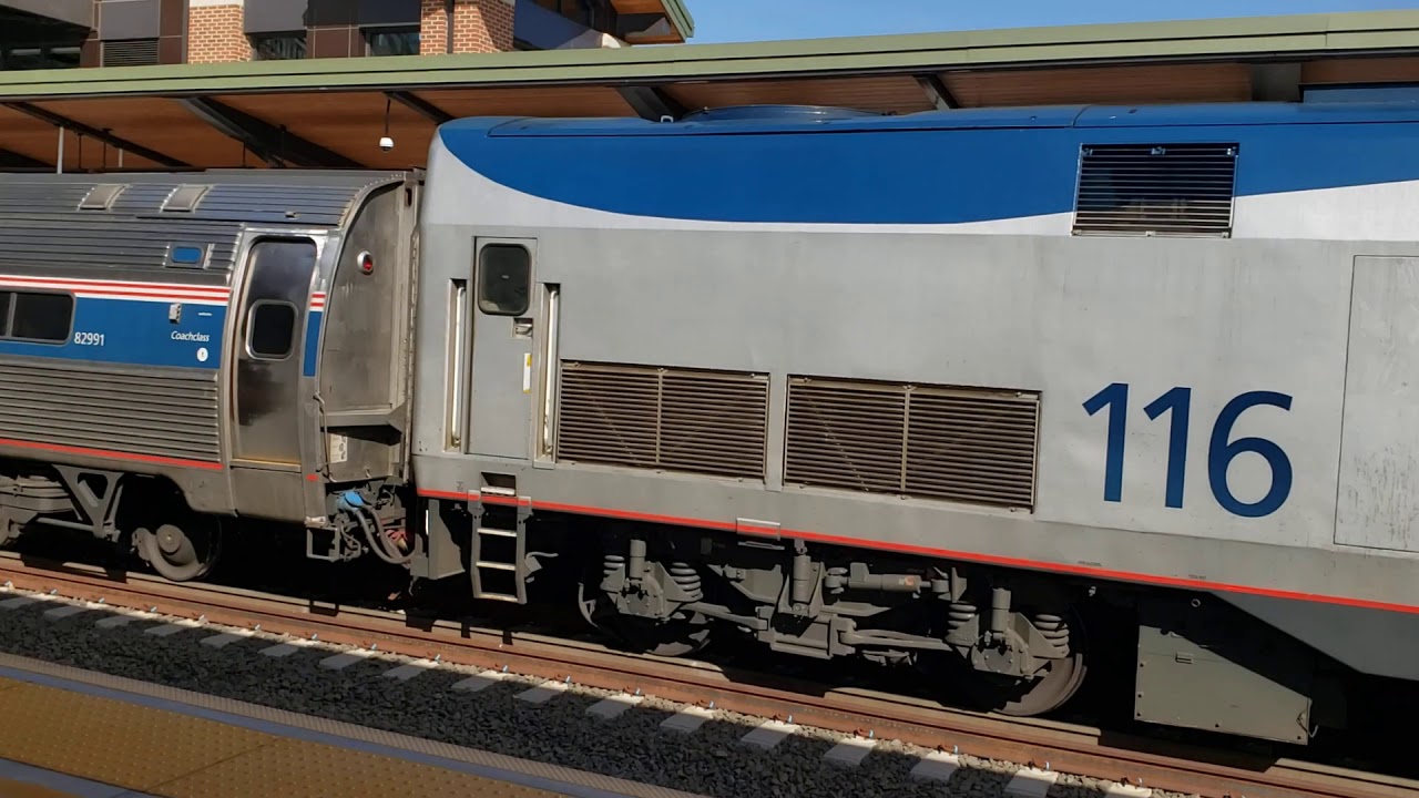 Amtrak Hartford Line Train#474 To Springfield MA In Berlin - YouTube