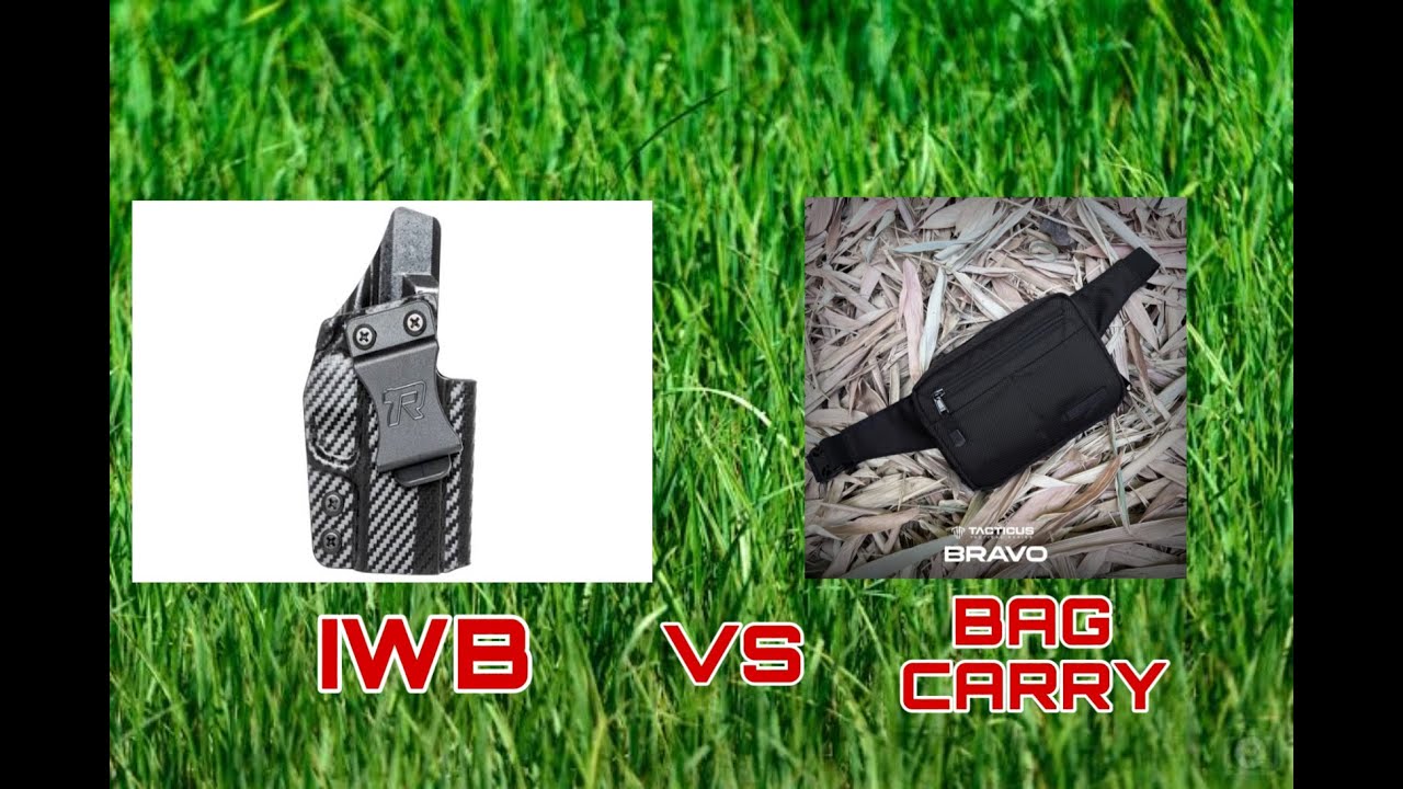 IWB VS INSIDE THE BAG CARRY WHICH IS FASTER (WITH MANTIS LASER TRAINING ...