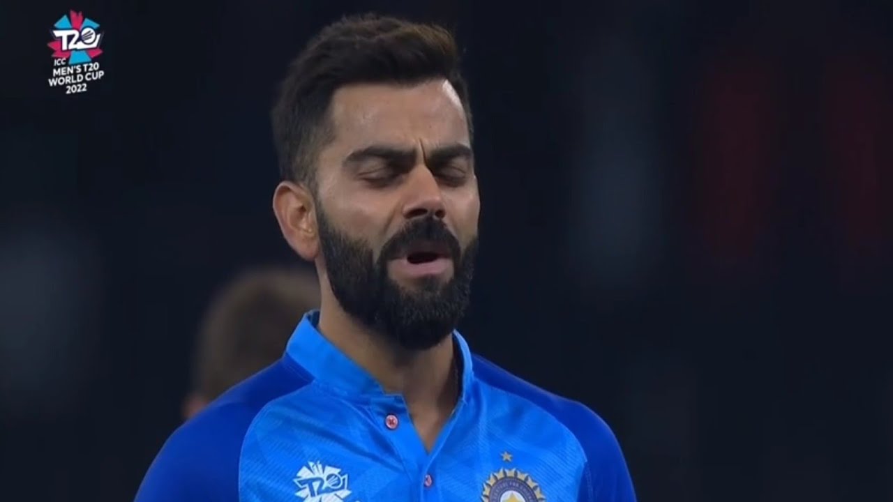 Virat Kohli crying during National Anthem in Ind vs Sa match, T20 World ...