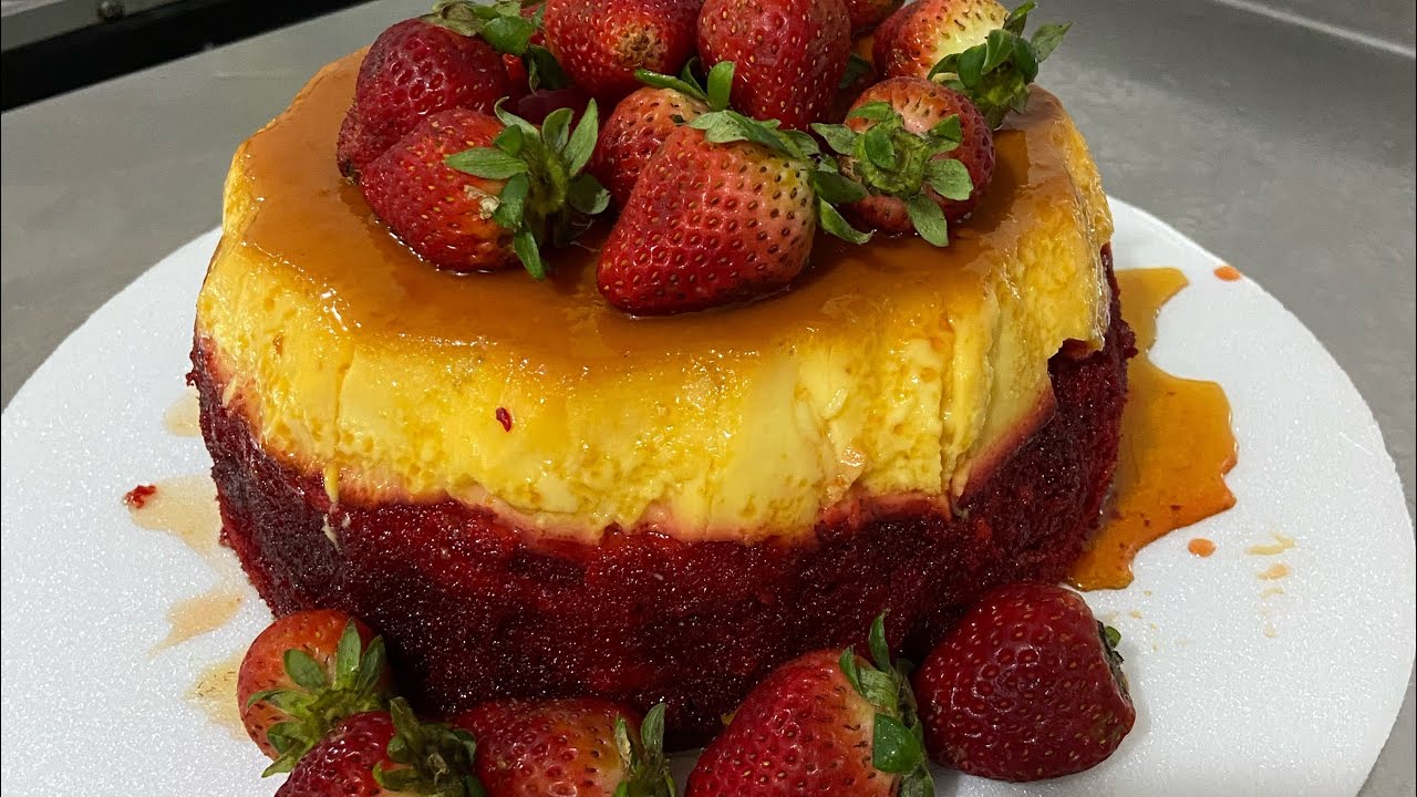 Red Velvet Flan - YouTube