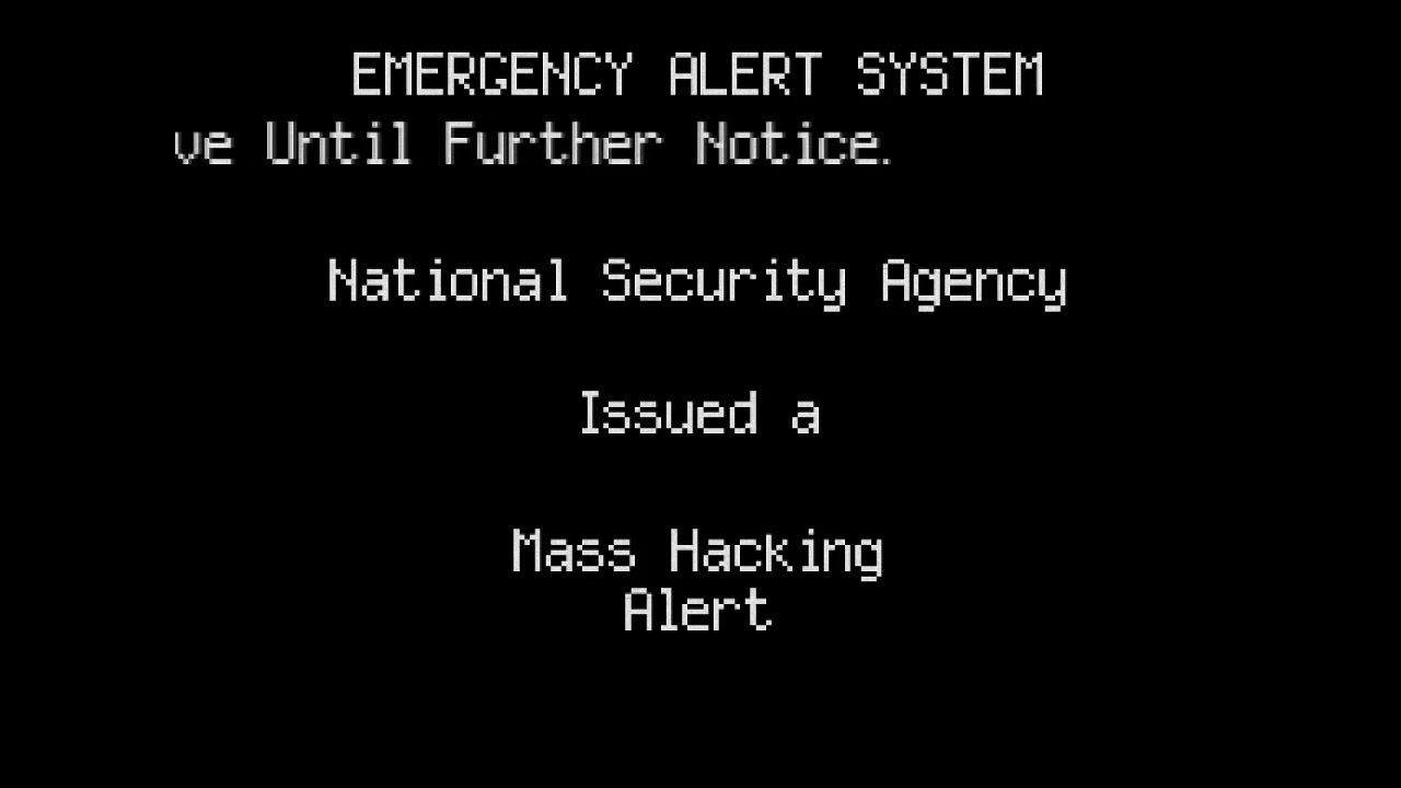 "Mass Hacking" EAS Alert - YouTube