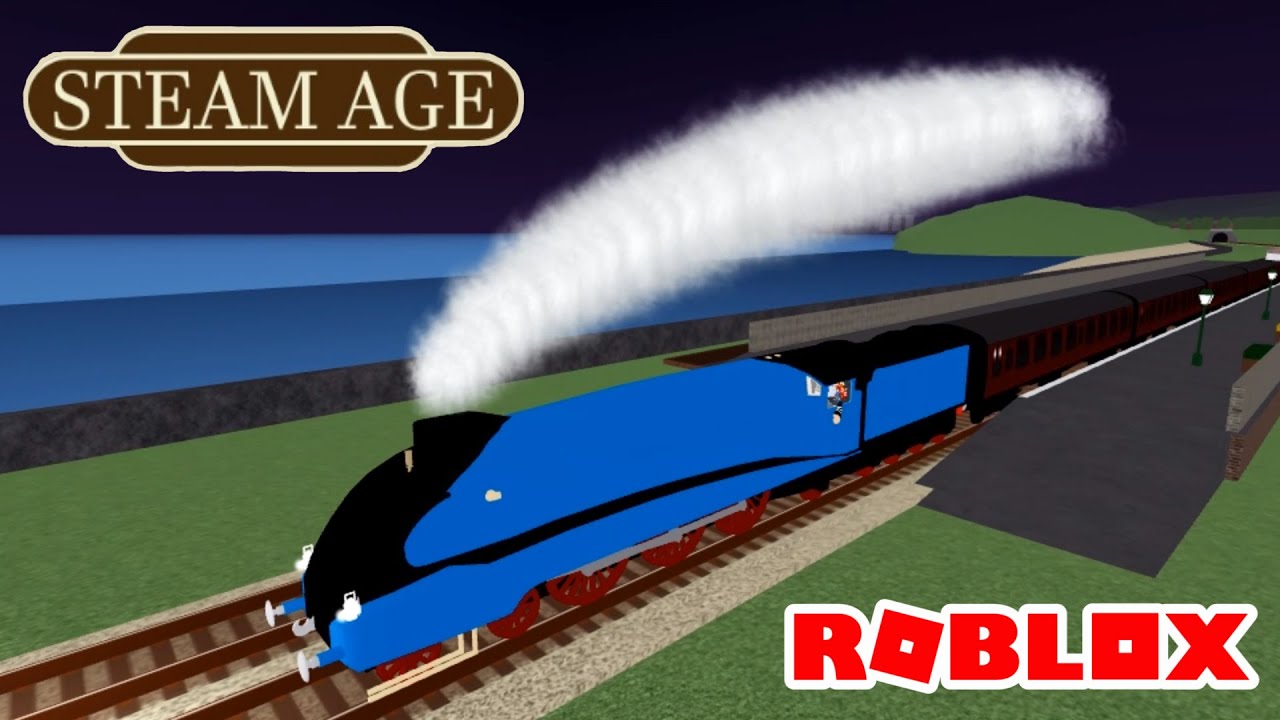 Steam Trains in Roblox Steam Era - YouTube