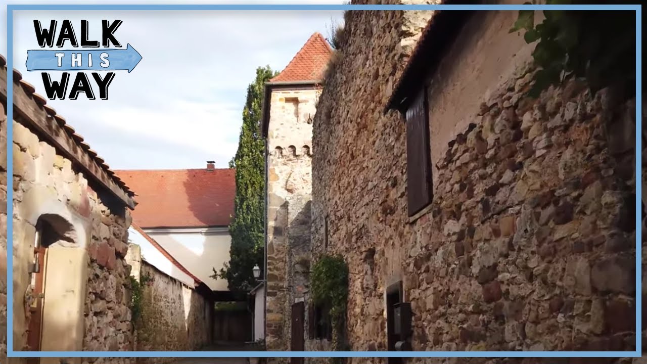 Freinsheim Walking Tour 4k - Historic City Wall - YouTube