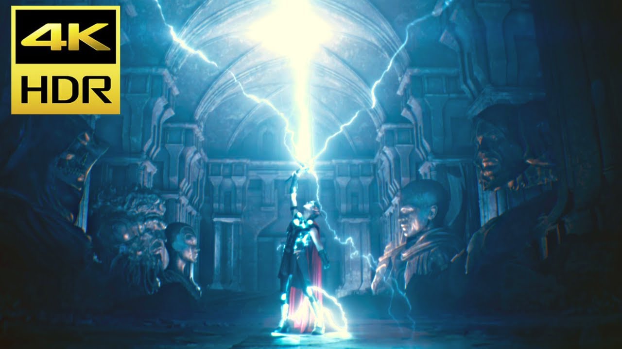 Jane Destroys The Necrosword - 4K HDR | THOR LOVE & THUNDER - YouTube