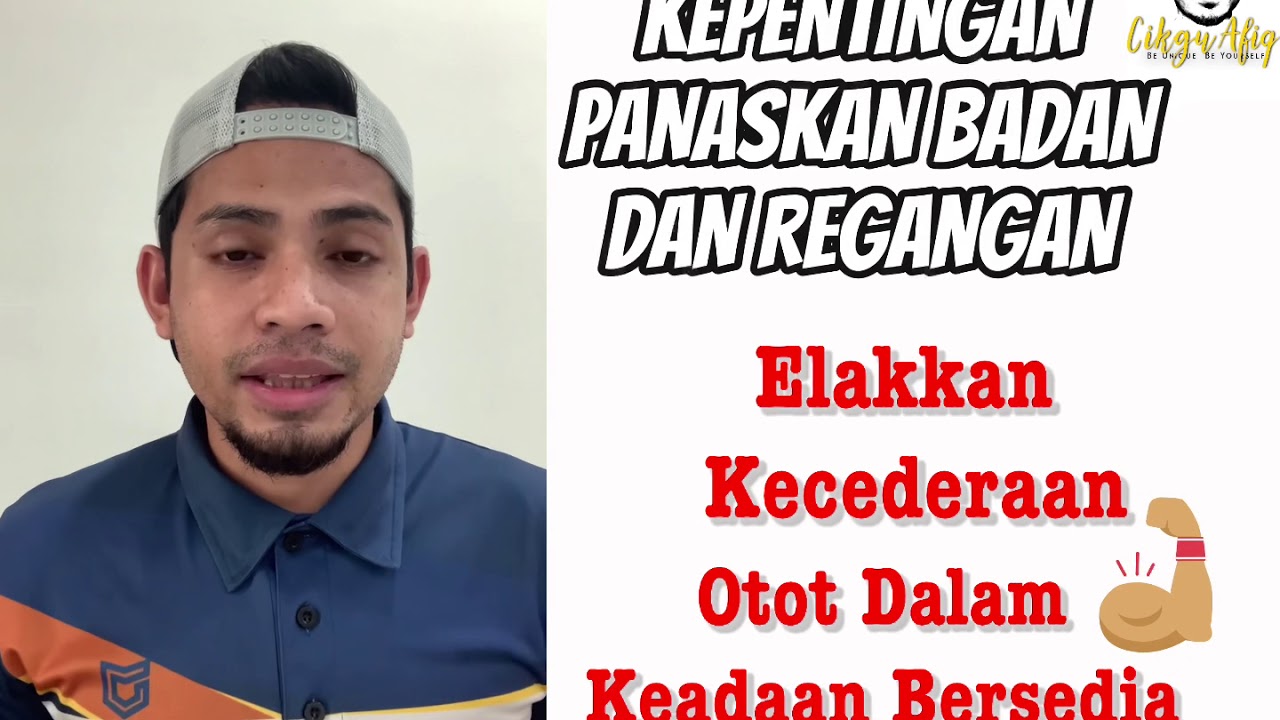Kepentingan Panaskan Badan, Regangan & Sejukkan Badan.. - YouTube