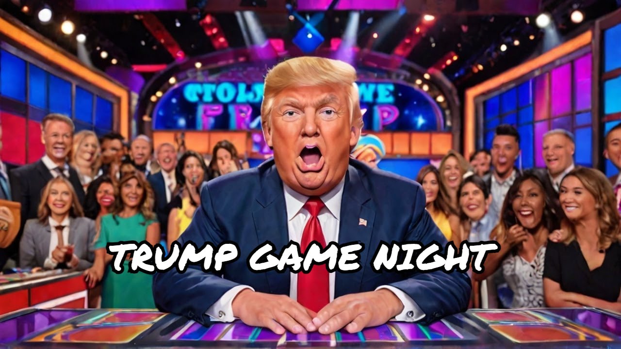DONALD TRUMP PLAYS FAMILY FEUD, MEMORY, MAD LIBS, THE NAME GAME, GAME ...