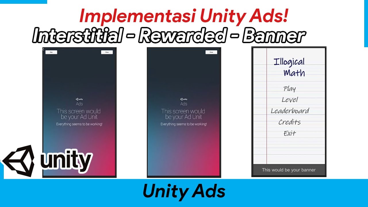 Bagaimana Cara Implementasi "Unity Ads" di Unity! - YouTube