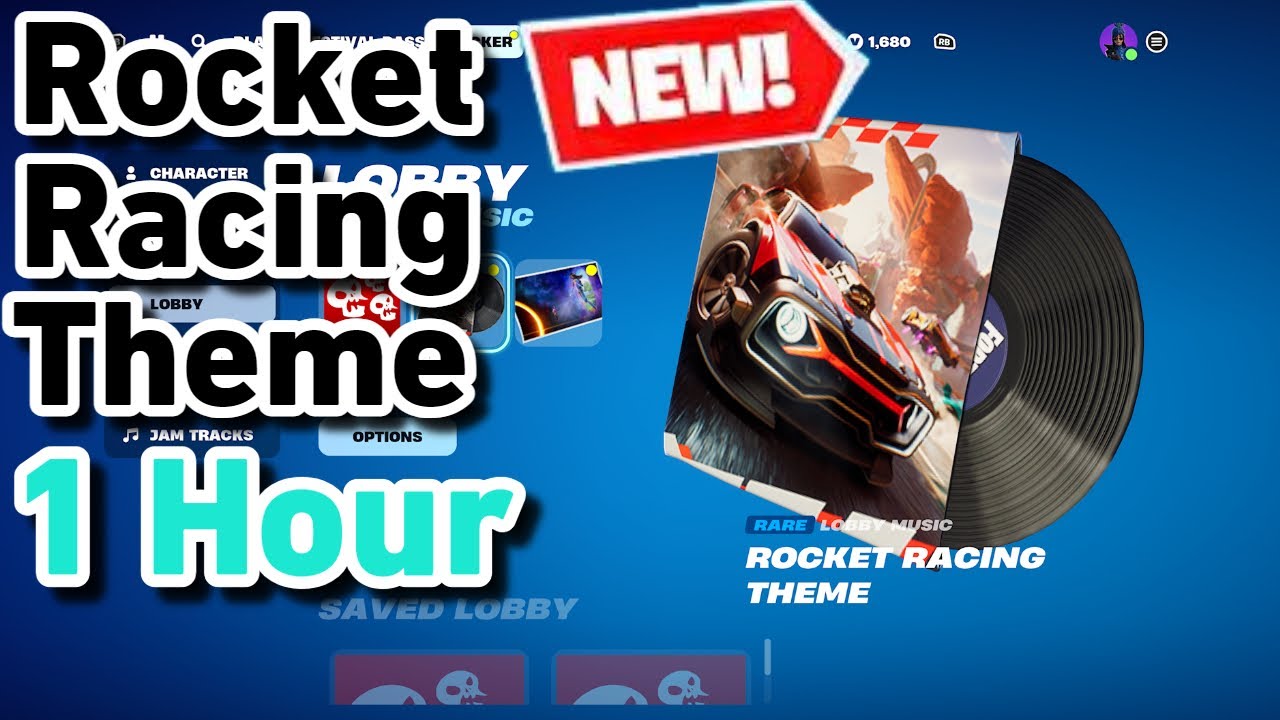 Fortnite Rocket Racing Theme (1 Hour Version) - YouTube