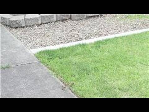 Landscaping : How to Edge your Front Yard - YouTube