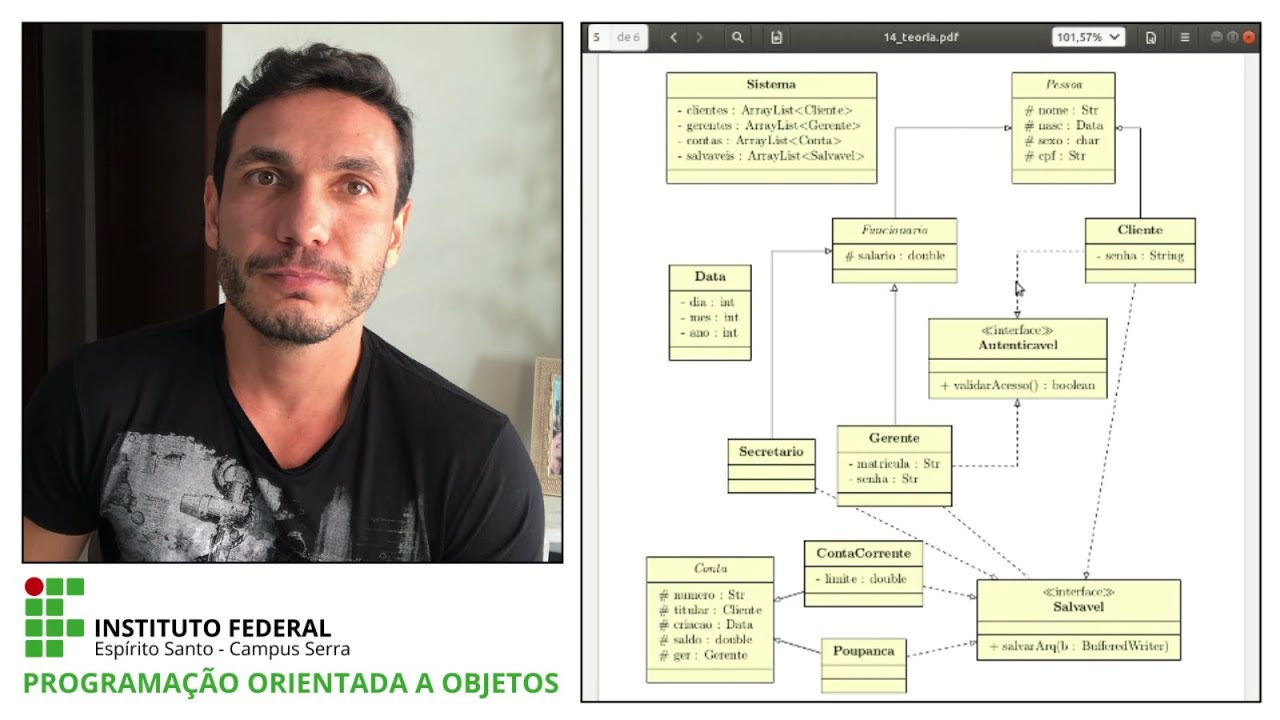 POO - Parte XIV - Polimorfismo, Classes Abstratas e Interfaces (Prática) - YouTube
