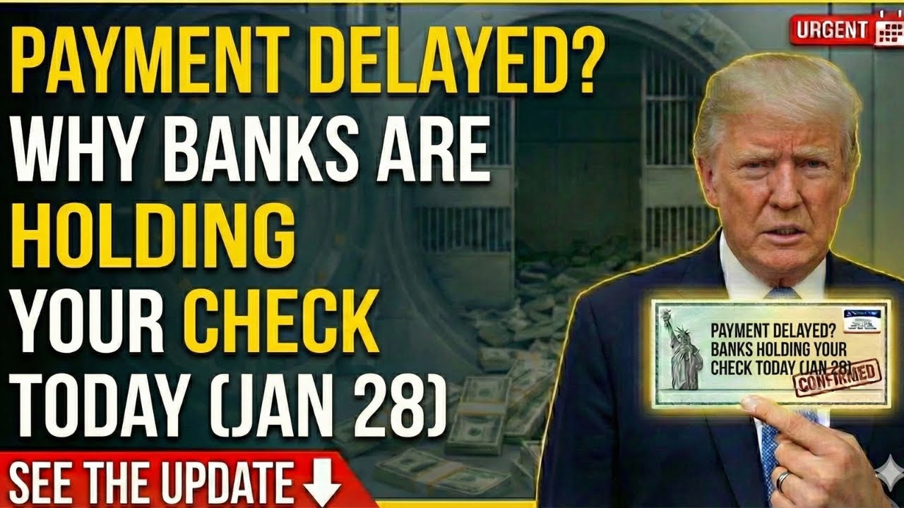 Payment DELAYED? Why Banks Are Holding Your Check Today (Jan 28)" - YouTube