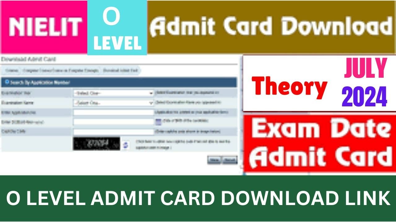 O Level Admit Card | O Level Exam Date Theory #olevelexam #computer # ...