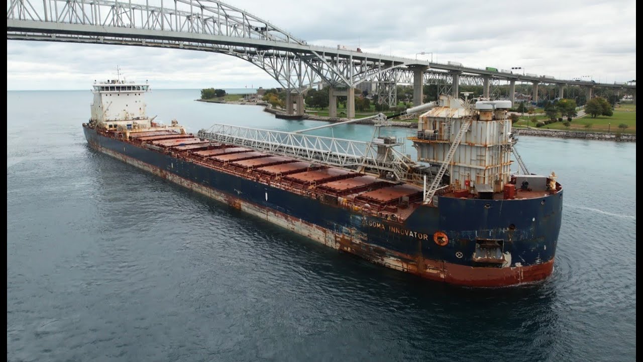 ALGOMA INNOVATOR - Downbound Port Huron, Michigan 10-10- 2023 - YouTube