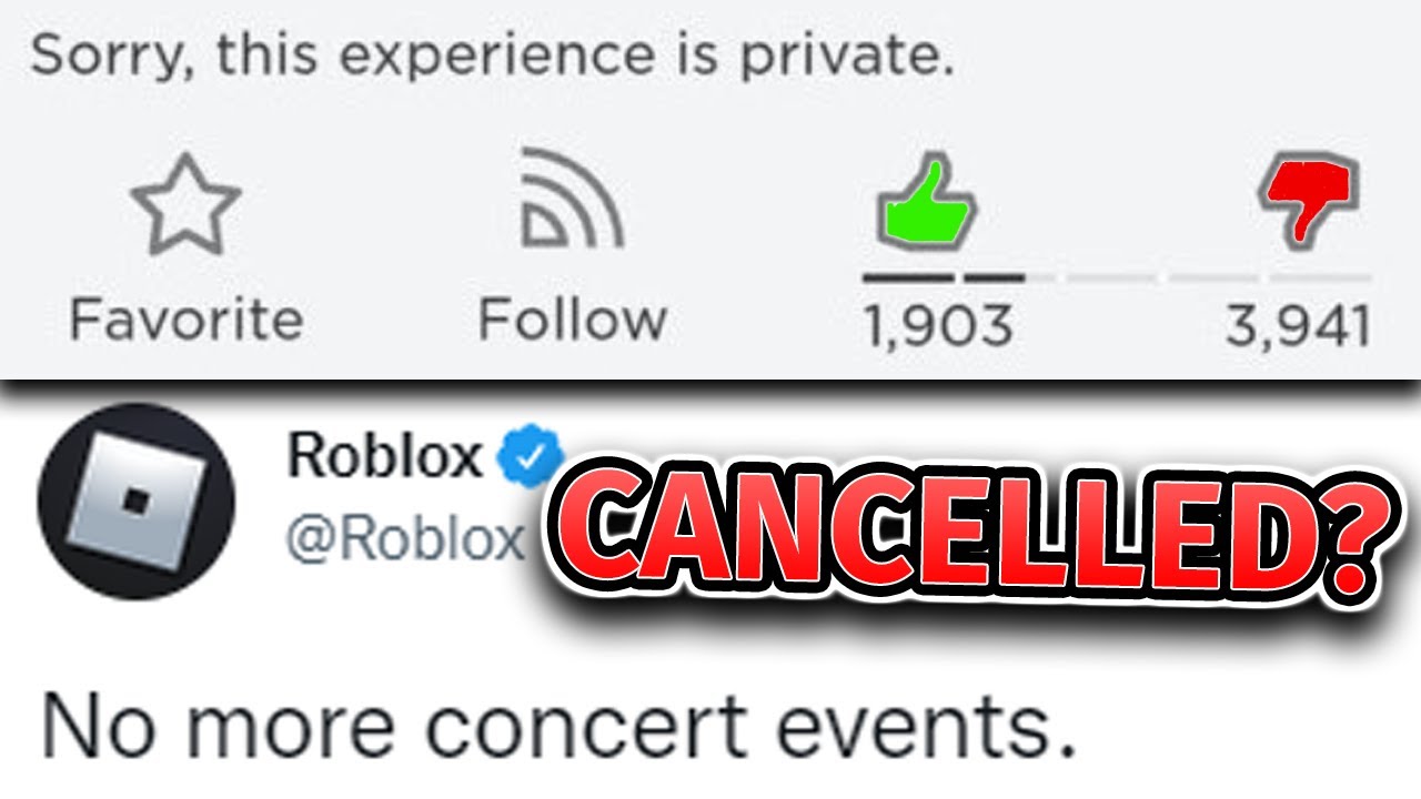 roblox CANCELLED bad event… - YouTube