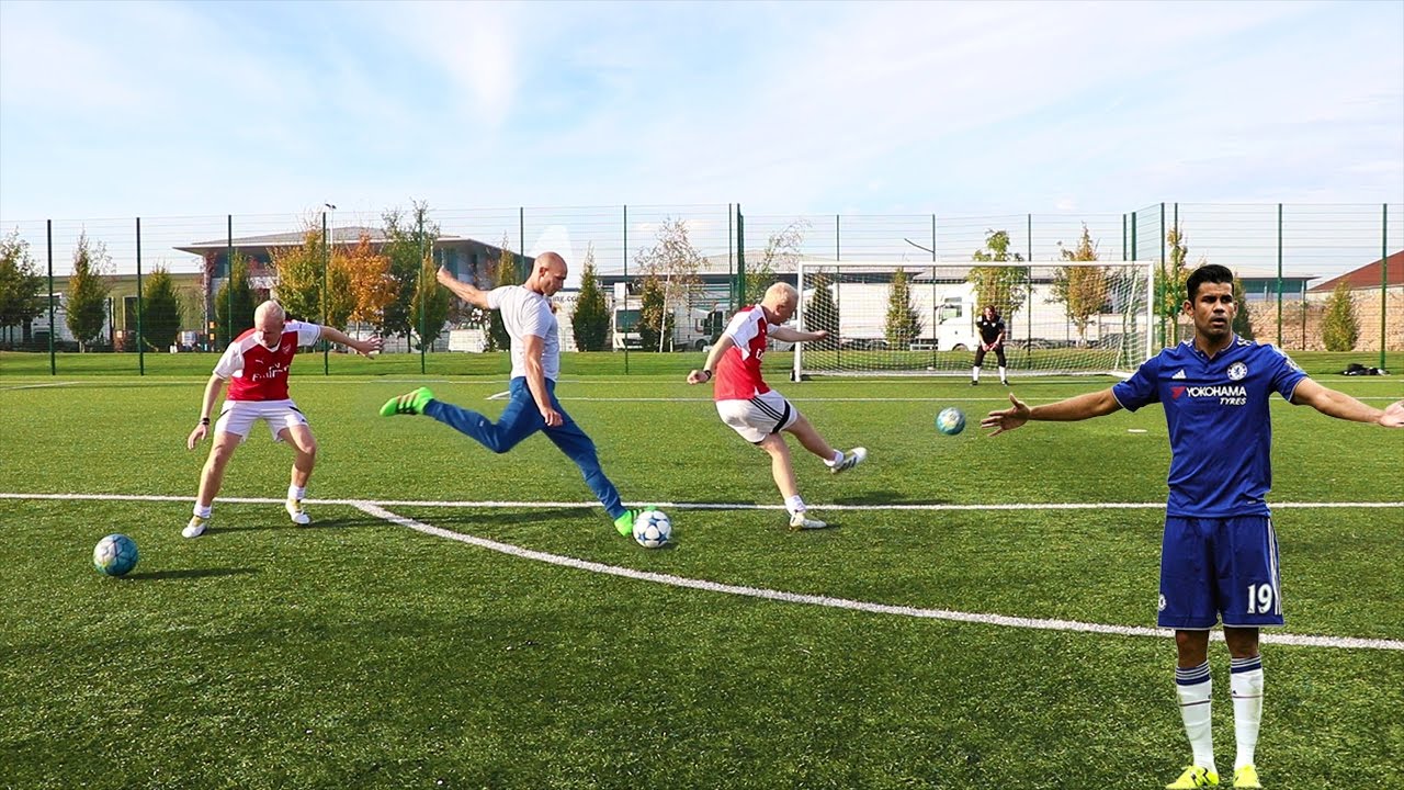 PREMIER LEAGUE FOOTBALL CHALLENGES | OCTOBER 2016 - YouTube