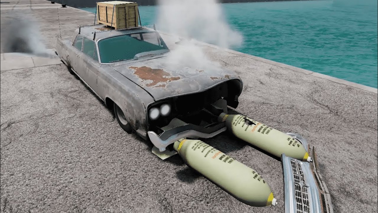 Mobil VS Bom Nuklir !!😱💯 -- BeamNG.Drive - YouTube