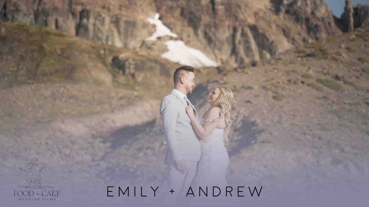 Emily + Andrew Preview ⎜ A Sunrise First Look ⎢ Food + Cake Wedding ...