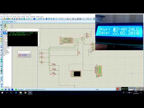 easylcd proteus CLOCK (picbasic)