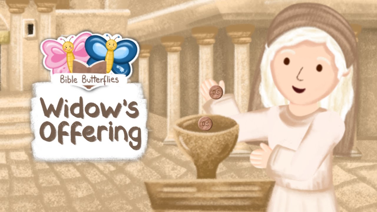THE WIDOW'S OFFERING · WIDOW'S MITE · BIBLE STORIES FOR KIDS · ANIMATED ...