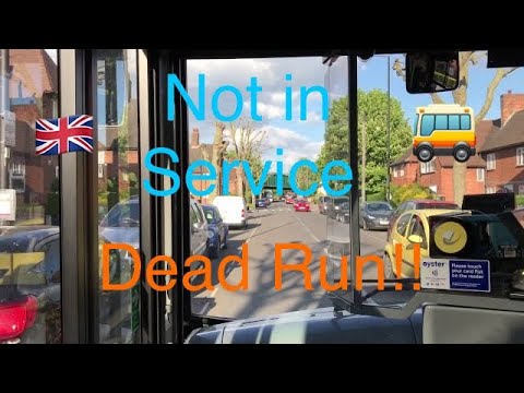 Front View Not in Service | Route 70 (Dead Run to Westbourne Park Bus ...