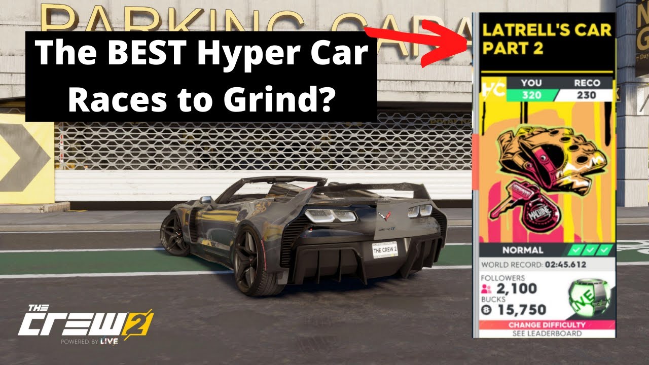 The Crew 2: The BEST Hyper Car Races to Grind for Parts? (My Thoughts ...