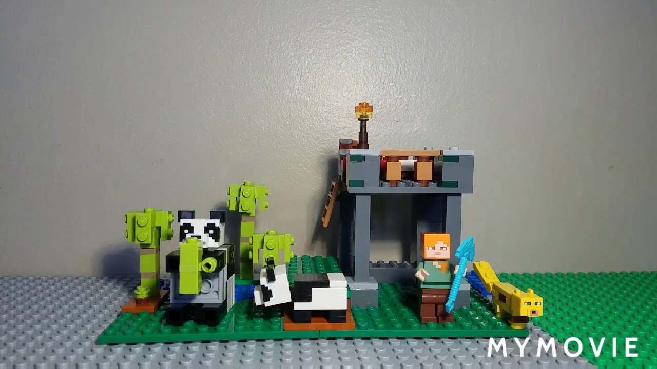 Lego Minecraft Panda Nursery Set - YouTube