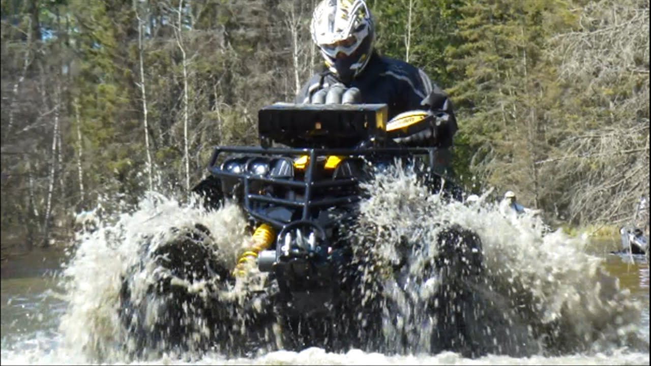 Modded ATV's Going DEEP!! Yes We're Crazy - YouTube
