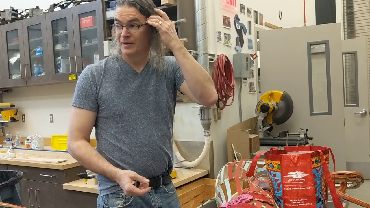 Aaron Elmore shows how the Alaska State Museum's Octopus Project will ...