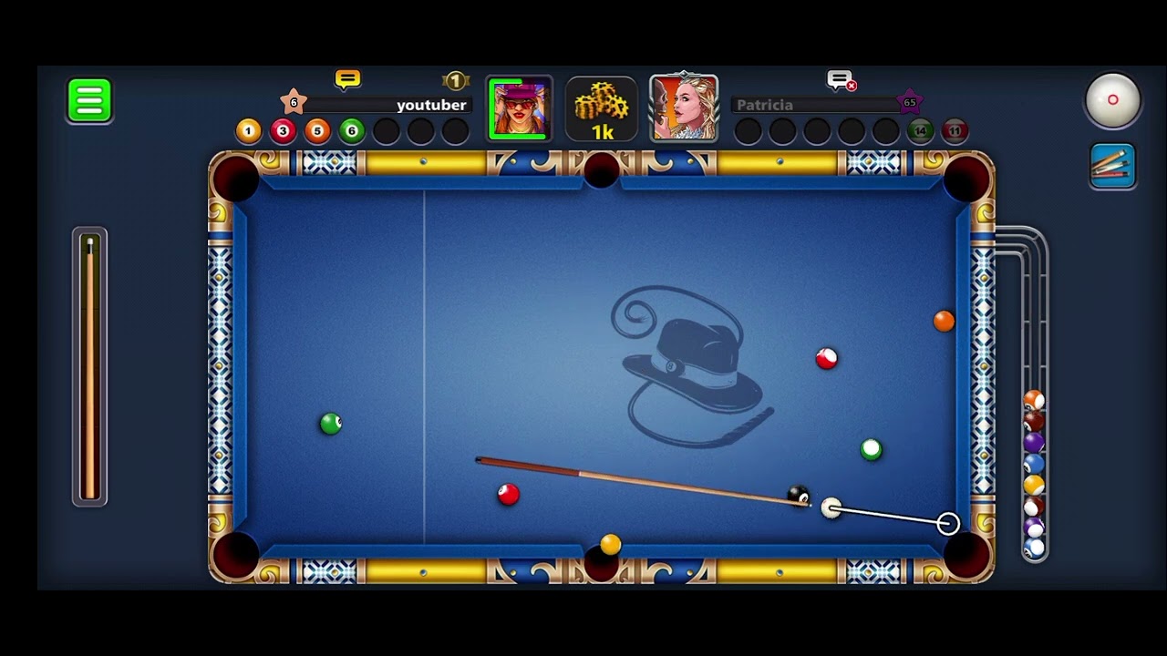 Full Game Play with Patricia | Hard Player Hard game | 8 Ball Pool ...
