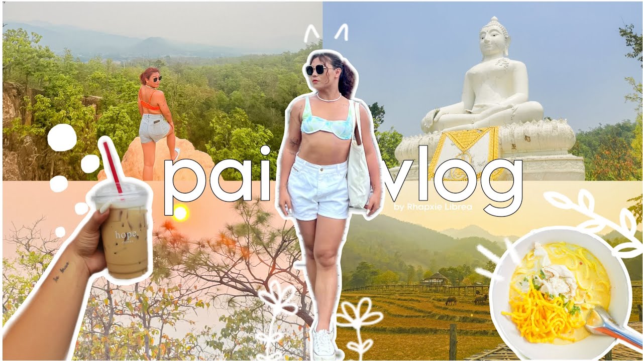 Thailand Vlog: PAI 🇹🇭 || food trip + day tour (lod cave, pai canyon, night market) - YouTube