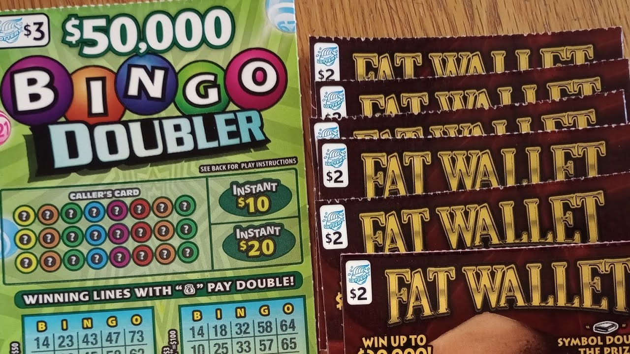 $50,000 bingo Doubler and Fat wallet... Illinois lottery - YouTube