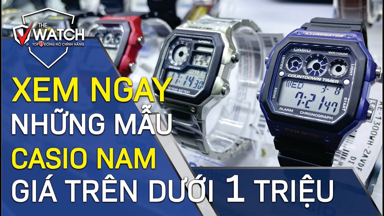 [XEM NGAY] NHỮNG MẪU ĐỒNG HỒ NAM CASIO CHÍNH HÃNG - GIÁ TRÊN DƯỚI 1 ...