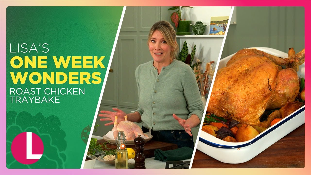 Lisa Faulkner: Feed a Family of 4 for £2 with Roast Chicken! | Lorraine ...