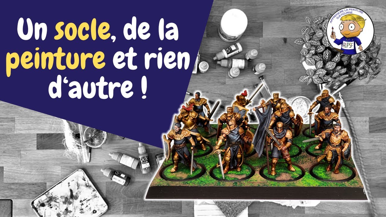 Socle rapide et économique : UNIQUEMENT DE LA PEINTURE - apprendre la ...