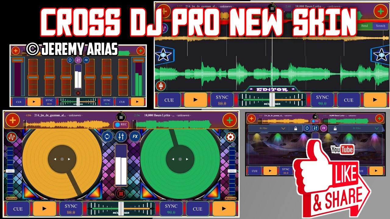 Best Cross Dj Pro New Skin - YouTube