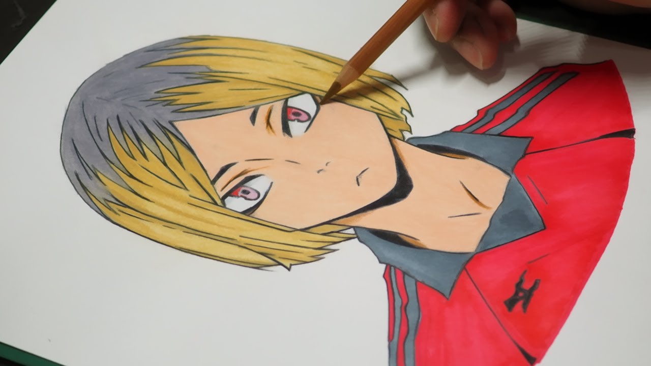 How to Draw Kenma Kozume | Haikyuu | My Brilliant Art - YouTube