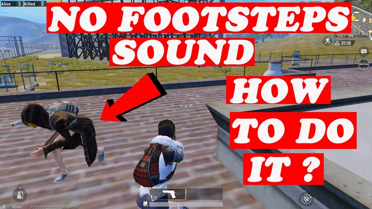 HOW TO WALK/RUN WITHOUT FOOTSTEPS NOISE ! PUBG MOBILE - YouTube