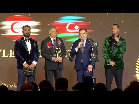 5.Türkiye Azerbaycan Kardeşlik Ödülleri Erşat Salihi Kerkük Milletvekili Türkmeneli Onur Ödülü